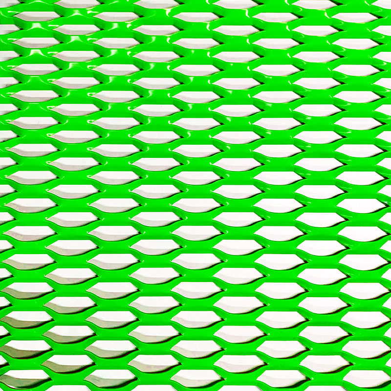 Architectural Expanded Metal Mesh Comes in Various Colors & Patterns