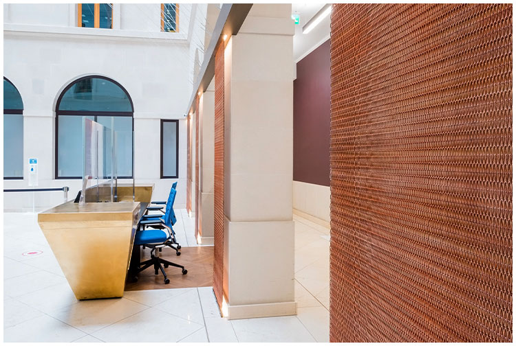 Architectural Spiral Mesh Also Named as Spiral Decorative Mesh